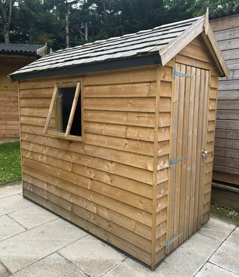Apex Shed Weatherboard 8' x 4' Ex Display | SW10187
