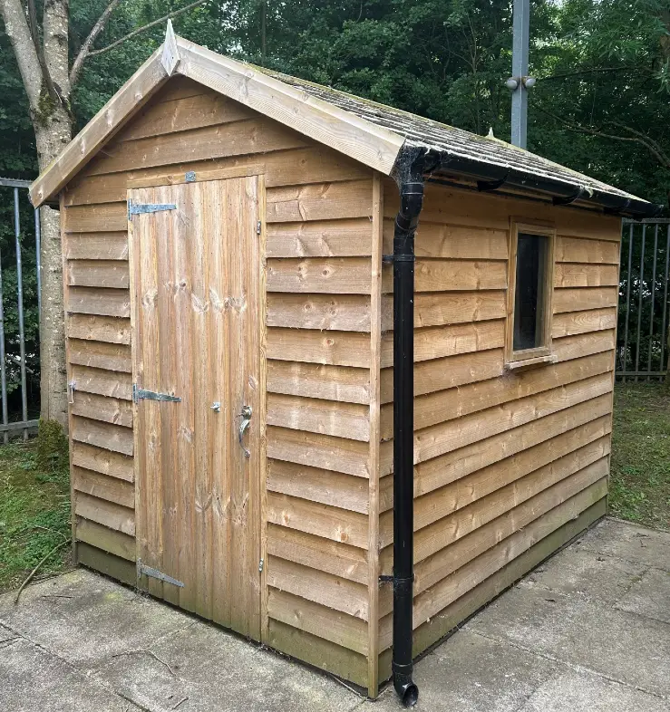 Apex Shed Weatherboard 8' x 6' Ex Display | SW10186