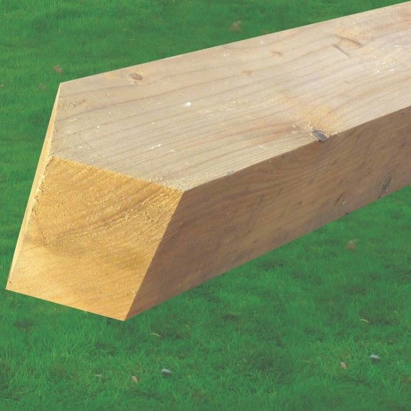 Planed Pointed Top Fence Post | 1.35m | Non Morticed | 2027