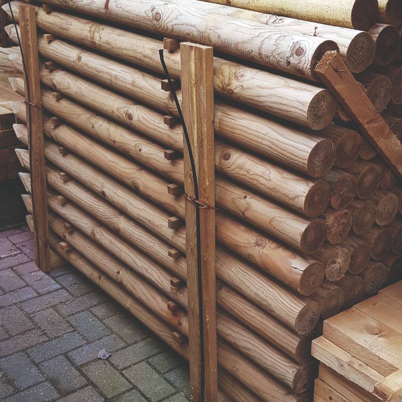 Full Round Machined Posts | 1.8m | 1207