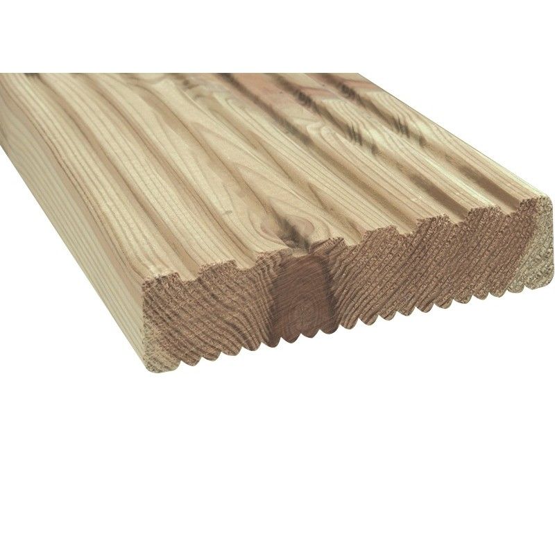 Pressure Treated Timber Decking Boards | 4.8m x 145mm x 34mm | 1502