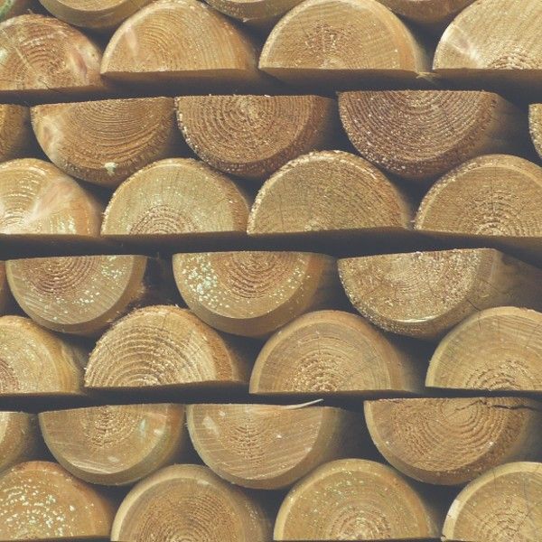 Half Round Stake Post | 1203